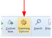 Scanning Options Manager