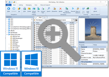 File Organizer Software for Windows - WinCatalog 2024